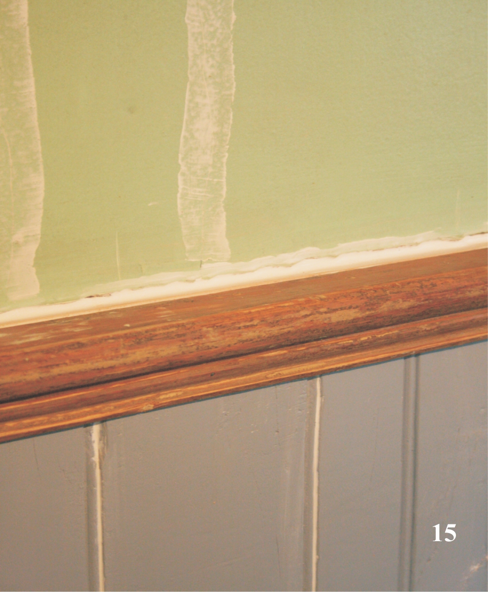 A Wooden Dado – Old Home Living