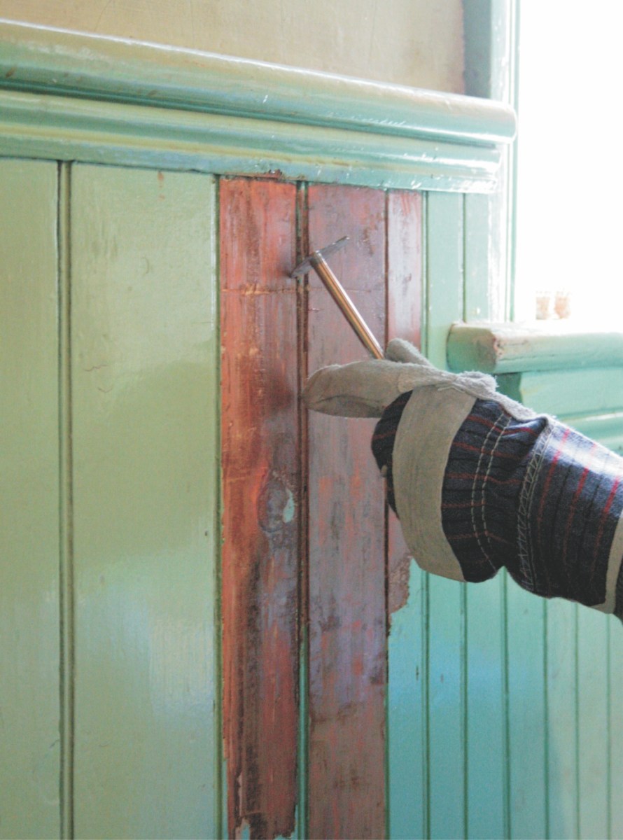 A Wooden Dado – Old Home Living